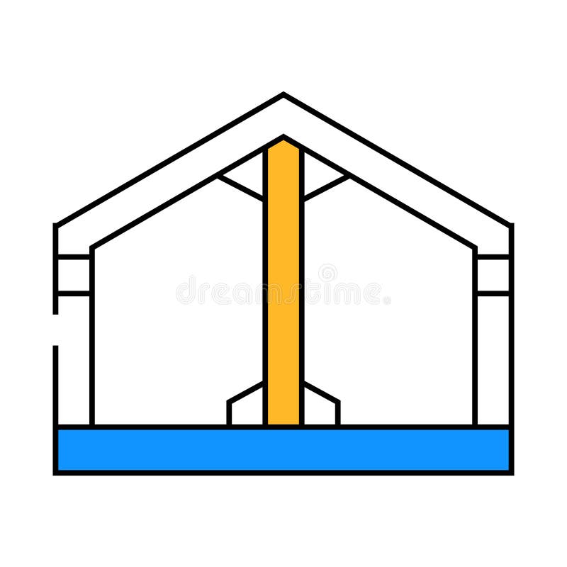 Building Metallic Framework Icon Color Illustration Stock Vector ... Building Metallic Framework Icon Color Illustration Stock Vector ...
