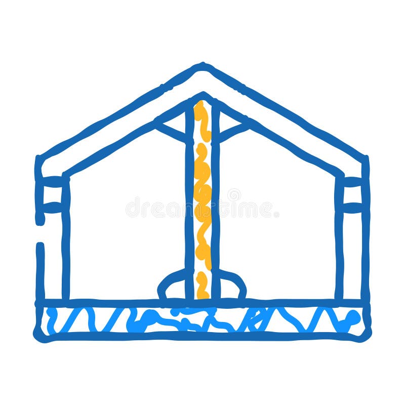 Building Metallic Framework Icon Doodle Illustration Stock Vector ... Building Metallic Framework Icon Doodle Illustration Stock Vector ...