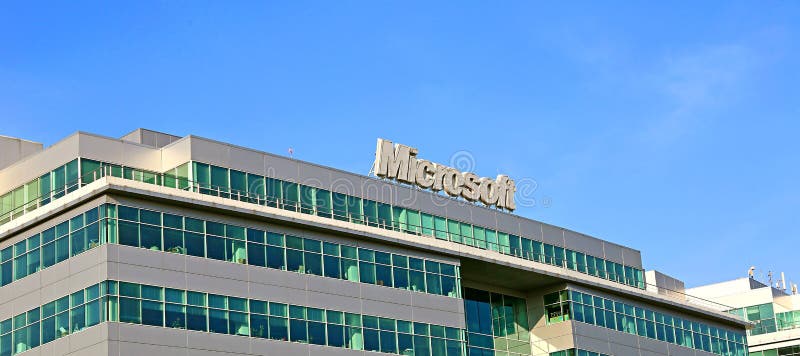 Building of Microsoft Office in Moscow Editorial Stock Image - Image of ...