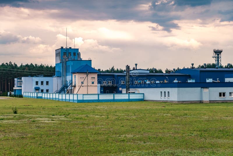 Building of Modern Agro-processing Starch Factory Stock Image - Image ...