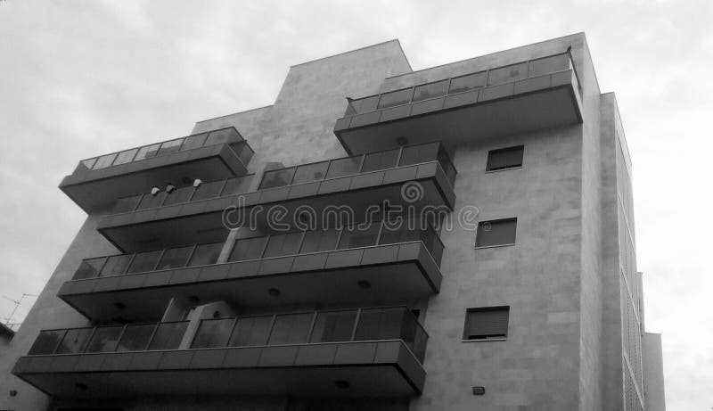Building in monochrome stock photo. Image of closeup - 143223406