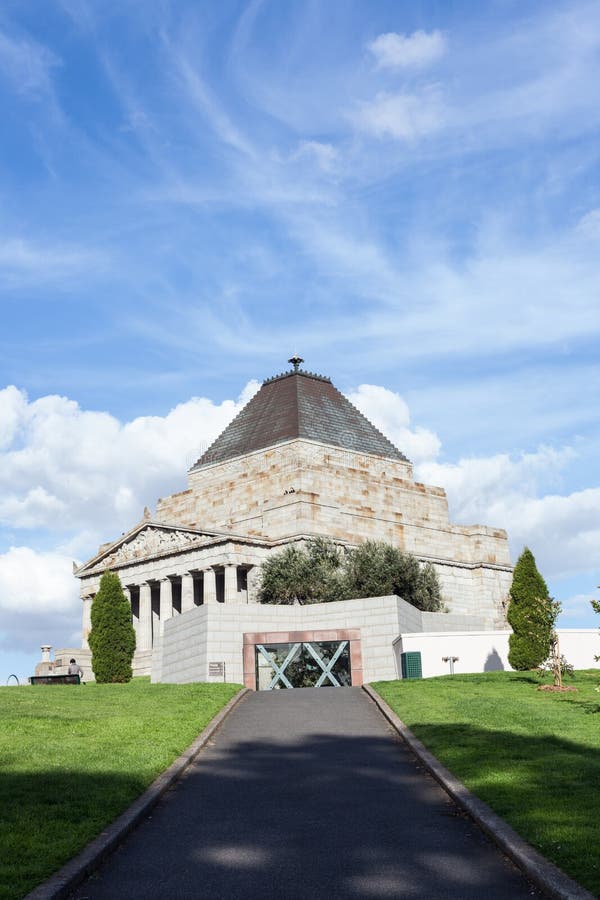 Building Monument, Melbourne War Memorial Editorial Stock Image - Image ...