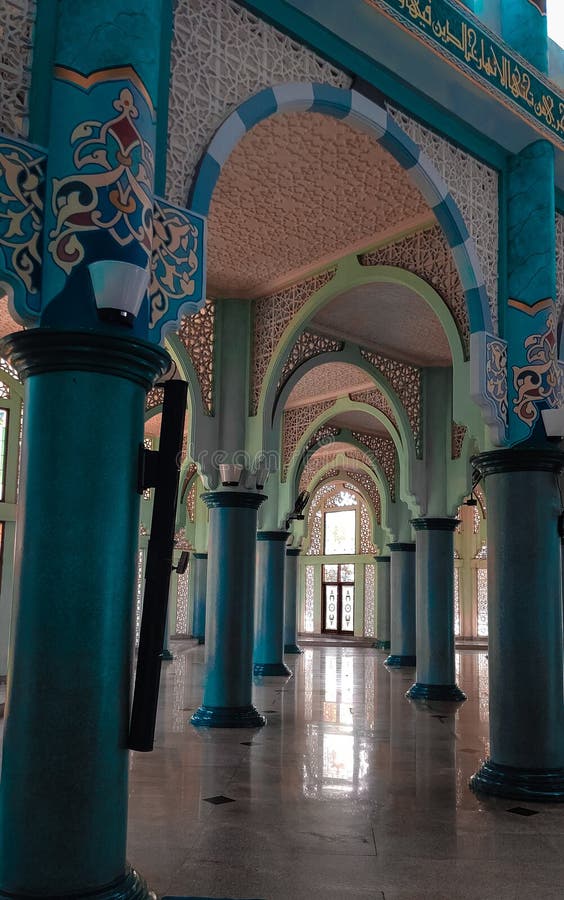 Building in the mosque stock image. Image of indonesian - 253533639