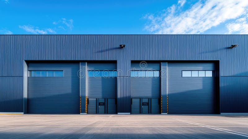 Building with Multiple Entrances Stock Image - Image of accessibility ...