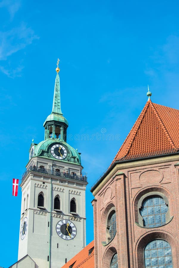 Building in Munich City Center Stock Photo - Image of acrhitectural ...
