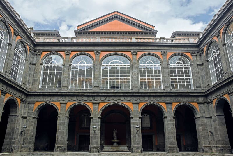 The National Library in Naples Editorial Photo - Image of europe ...