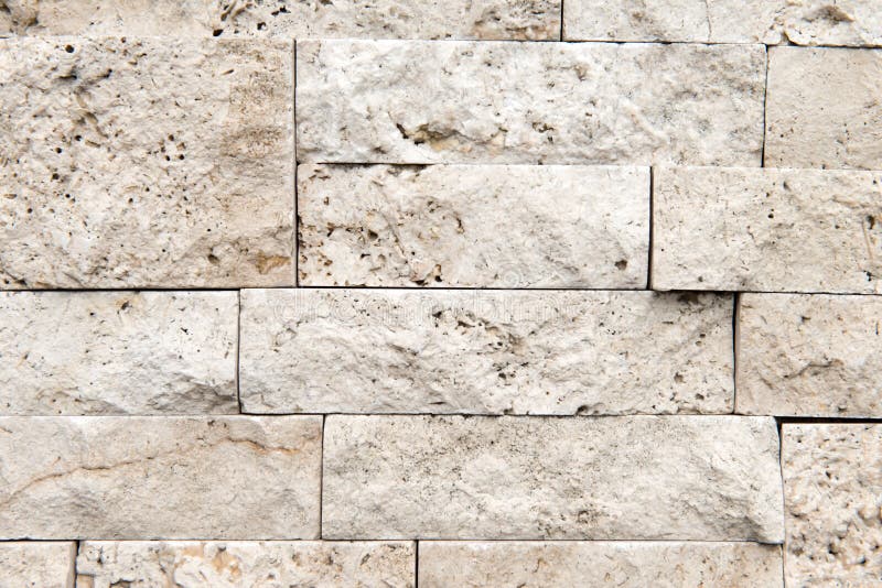 Natural Italian Stone. Smooth Travertine Surface. a Sample of Wall ...