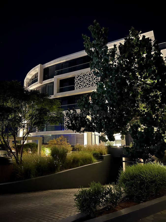 Building and Nature View and Beautiful. Stock Image - Image of light ...