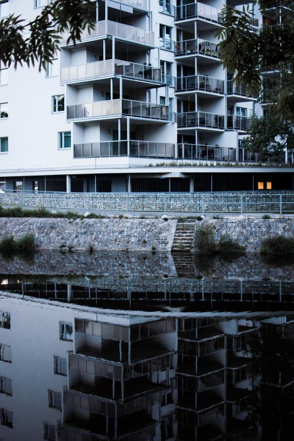 Building Near River stock image. Image of river, building - 118290679