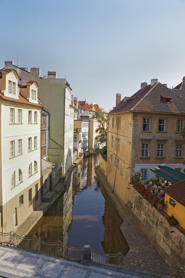 Building near a river stock image. Image of bridge, river - 12449397