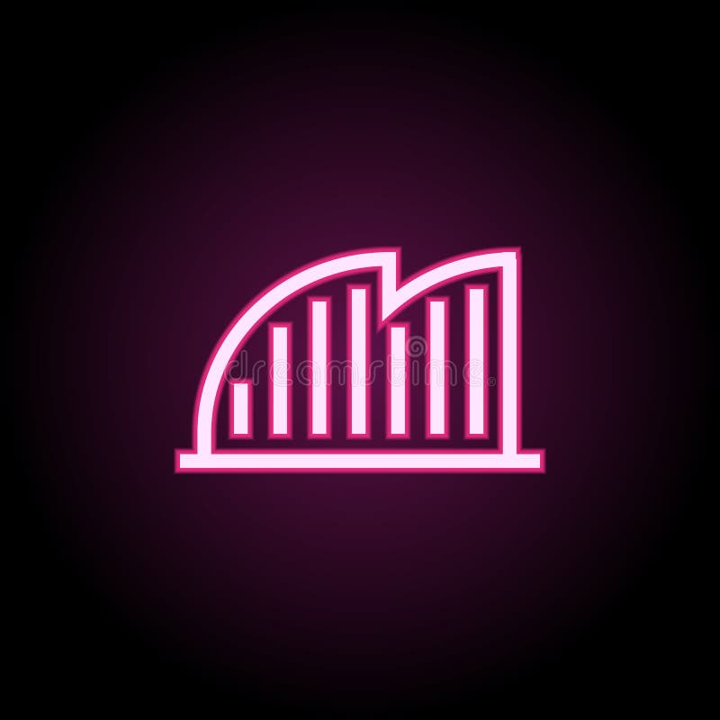 Building Neon Icon. Simple Thin Line, Outline Vector of Building Icons ... Building Neon Icon. Simple Thin Line, Outline Vector of Building Icons ...
