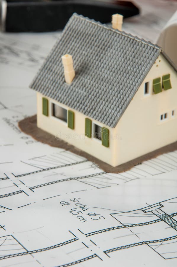 Building new house stock image. Image of chalk, save - 36039467