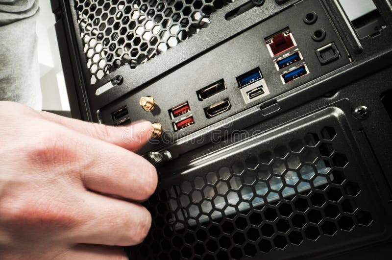 Building New Modern Computer Stock Photo - Image of side, machine ...