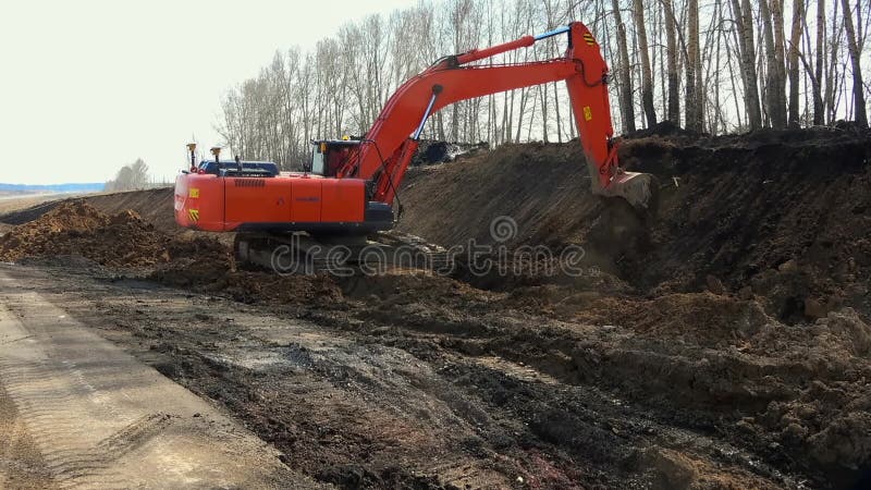 Man Digger Digs a Well by Hand Stock Video - Video of digging, blue ...
