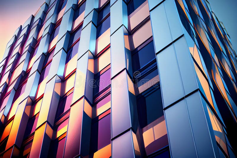 Building in the Night Building in the City Building Stock Illustration ...