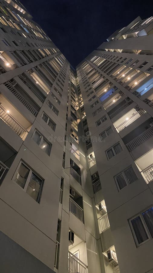 Building in the night stock photo. Image of building - 325064176