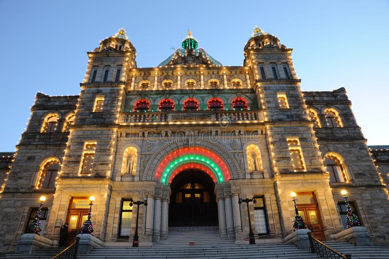 Building night scene stock photo. Image of historic, canadian - 13518412