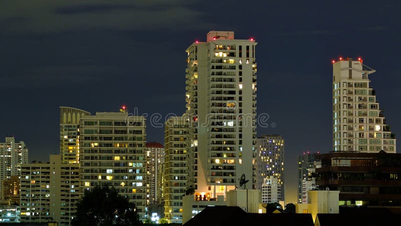 Building in night editorial photo. Image of night, land - 43065906