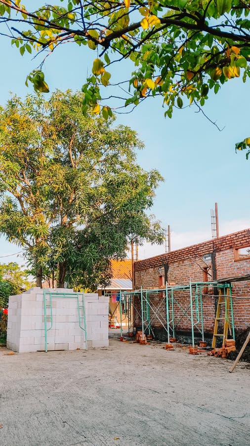 The Building is Not Finished Stock Photo - Image of facade ...