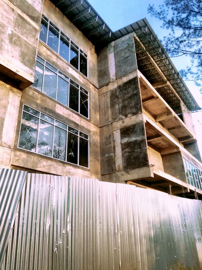 A Building Not Ready in the City, from Aceh, Indonesia Stock Image ...