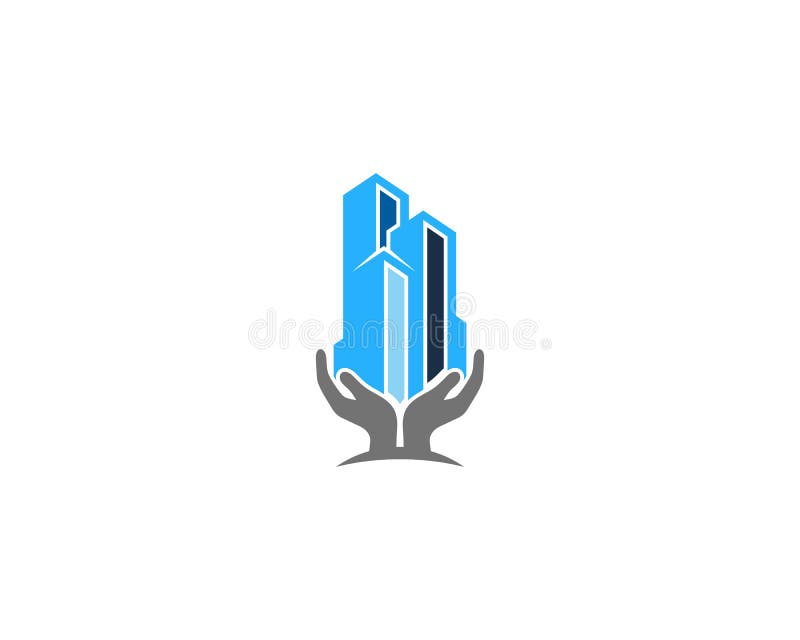 Building Office Care Icon Logo Design Element Stock Vector ...