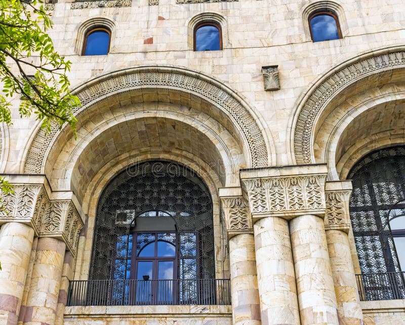 The Building of the Old Soviet Architecture Stock Image - Image of ...
