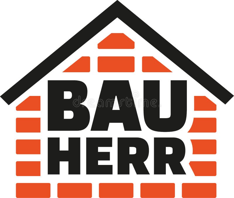 Building owner with house stock vector. Illustration of silhouette ...