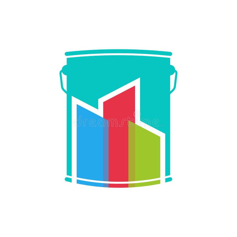 Building Paint Logo Design Vector Illustration, Creative Paint Logo ...