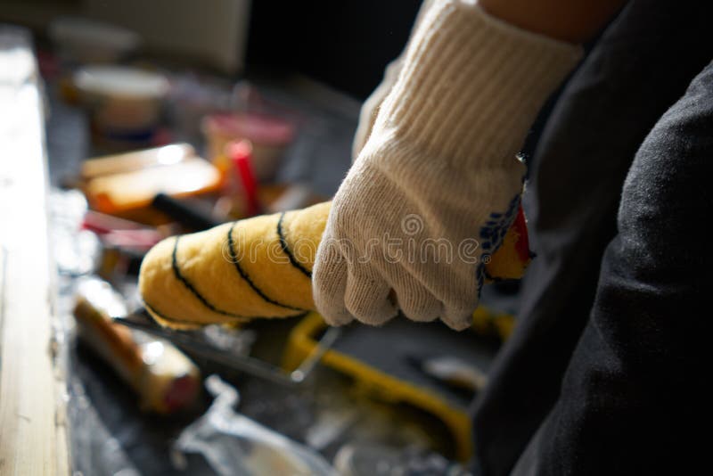Building Paint Roller Repair Facility is an Industrial Work Tool Stock ...