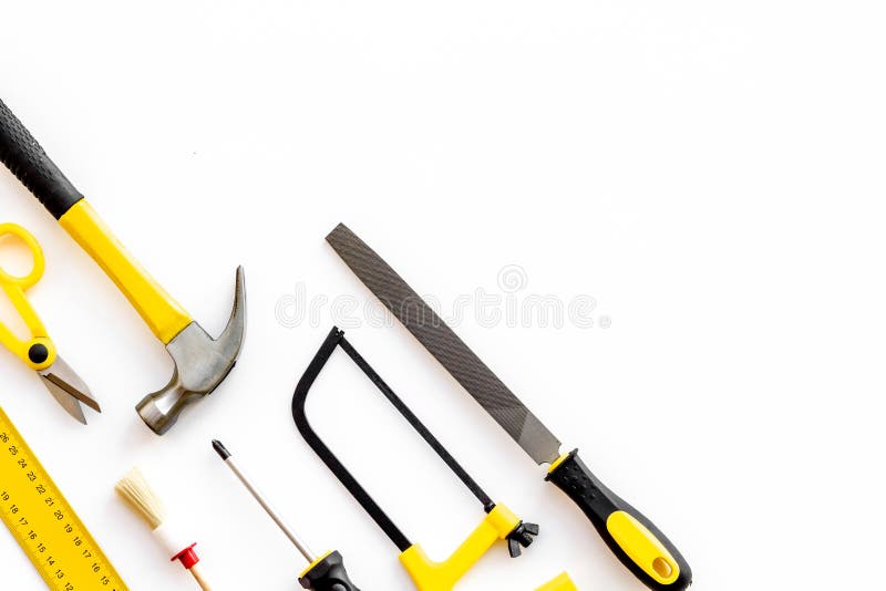 Building, Painting and Repair Tools for House Constructor Work Place ...