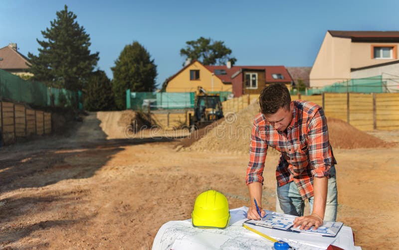 Building, Paperwork and People Concept Stock Image - Image of manual ...