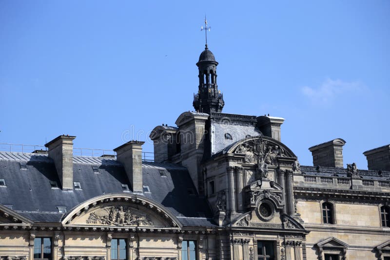 Building in Paris. stock image. Image of famous, travel - 80953109