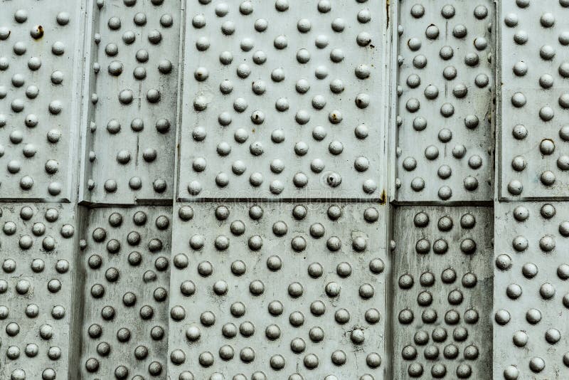 Building Pattern Base Metal Surface Silvery Rivet Urban Background Part ...