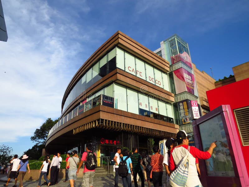 The Building of Peak Galleria Hong Kong 2 June 2013 Editorial Photo ...