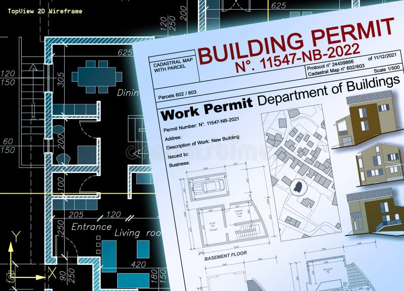 BUILDING PERMIT CONCEPT in BUILDINGS ACTIVITY and CONSTRUCTION ...