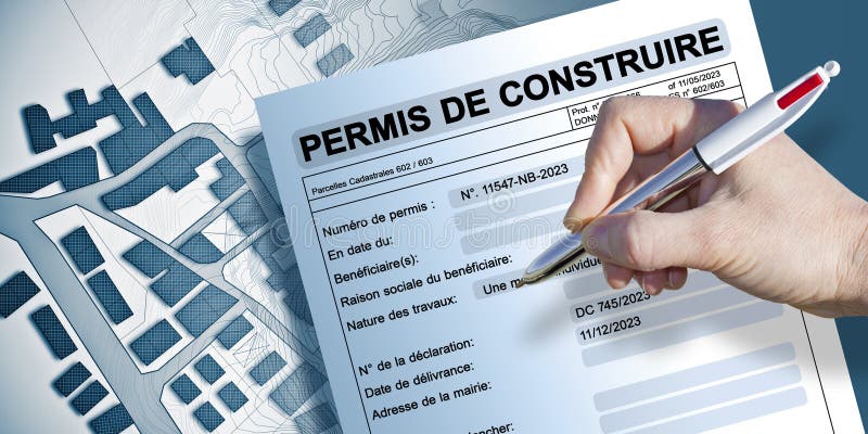 Building Permit Written in French - PERMIS DE CONSTRUIRE - Building ...