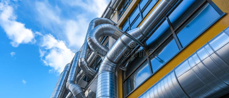 Building Piping Systems, an Array of Different Pipes and Piping Systems ...