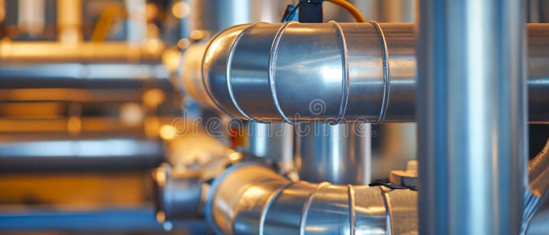 Building Piping Systems, an Array of Different Pipes and Piping Systems ...