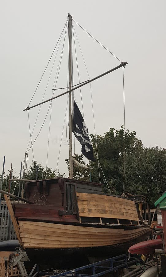 Pirate Sloop the D Ark Angel , Devon Uk Editorial Photo - Image of ...