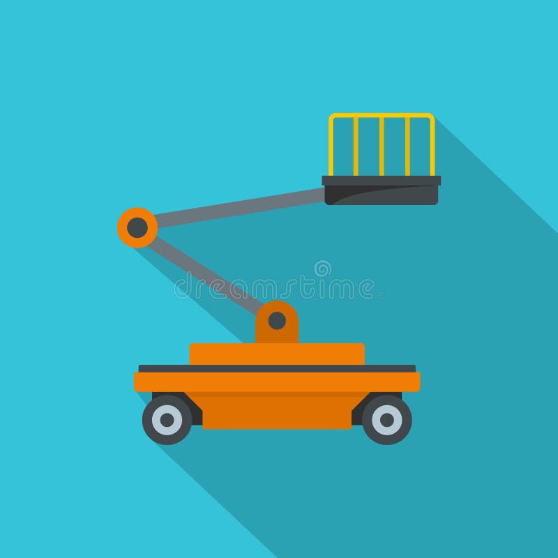 Building Platform Icon, Flat Style Stock Vector - Illustration of ...