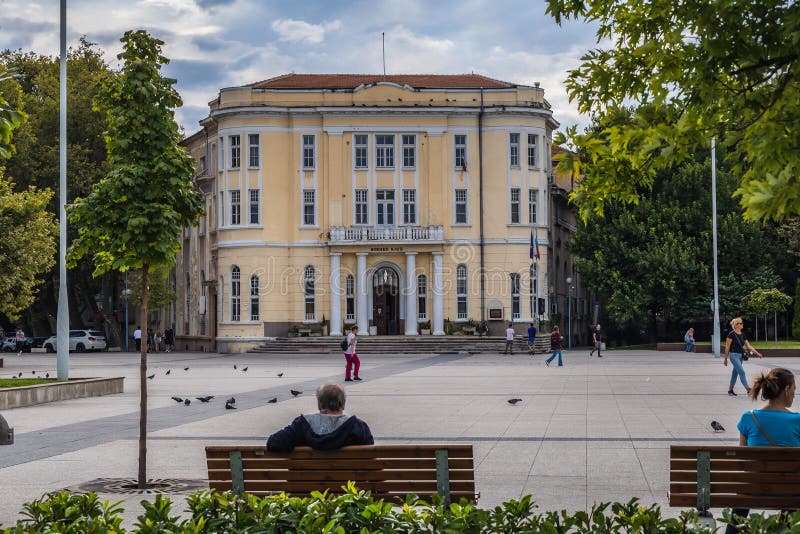 Building in Plovdiv City, Bulgaria Editorial Photography - Image of ...