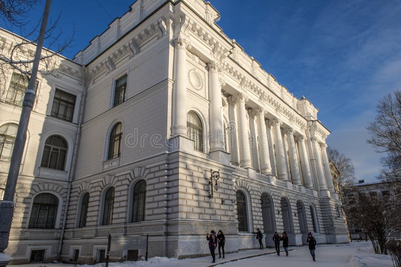 The Building of the Polytechnic University Editorial Stock Image ...