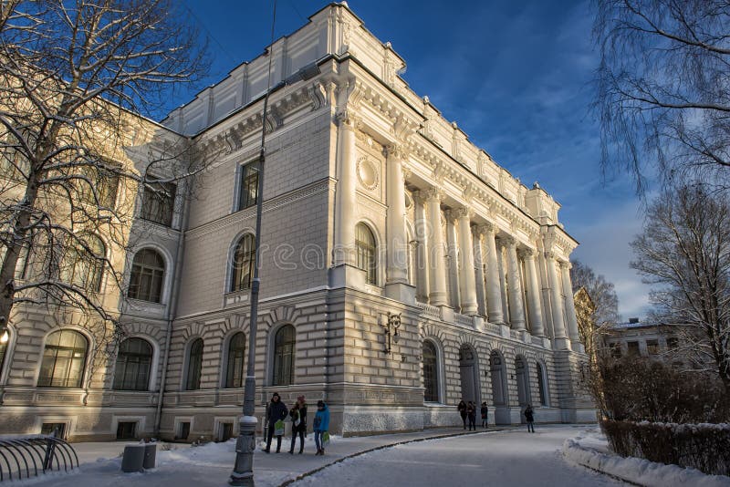 The Building of the Polytechnic University Editorial Photo - Image of ...