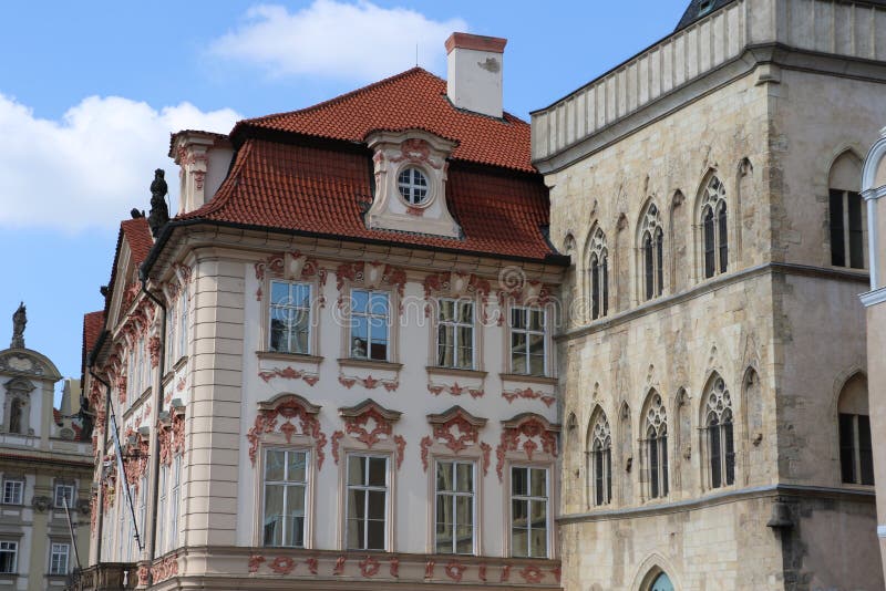 Building in Prague stock photo. Image of statue, prague - 71866480