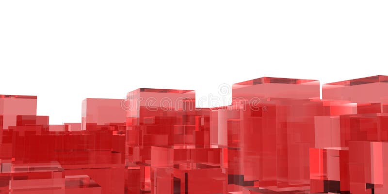 Building Process Technology Idea Abstract Art Red Crystals 3D Rendered ... Building Process Technology Idea Abstract Art Red Crystals 3D Rendered ...