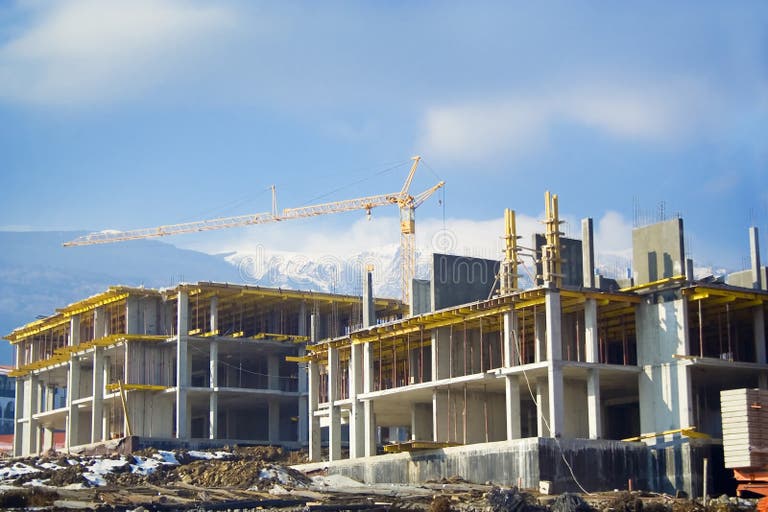 Building in progress stock photo. Image of shuttering - 4346896