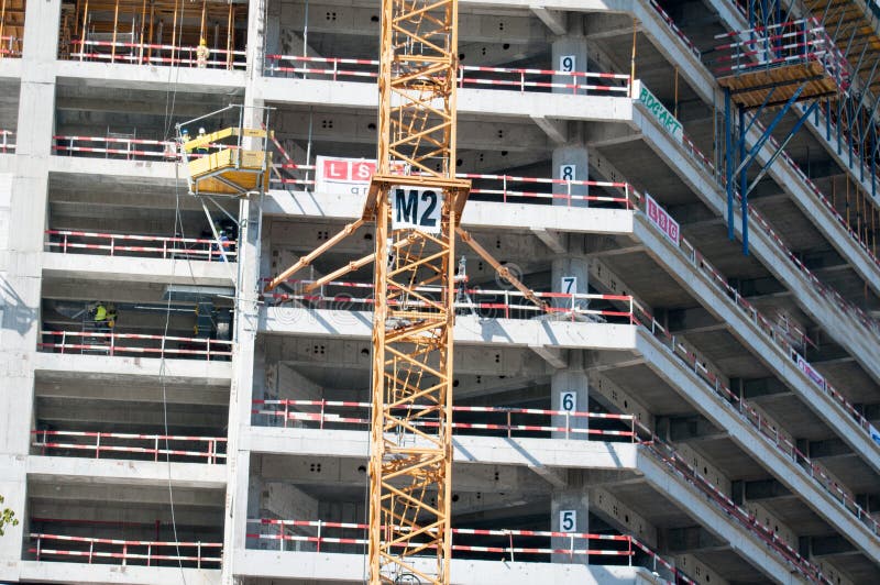 Building in progress editorial stock photo. Image of city - 53297018