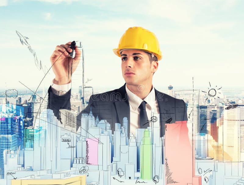 Building a new project stock photo. Image of invention - 42630786