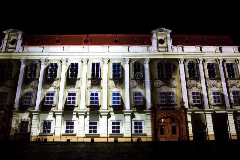 Building projection stock image. Image of laser, architectural - 27302575