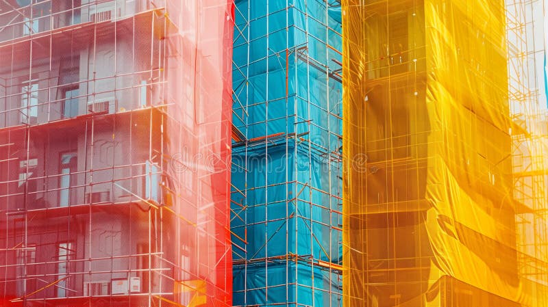 Building Protection Wrapping by Safety Textile Net, Development and ...